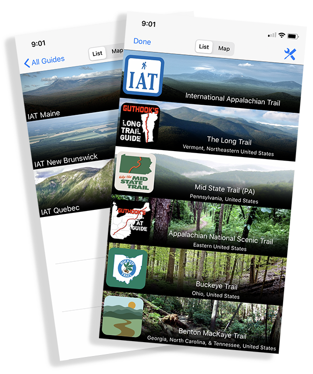 The IAT is in Guthook Guides! - Maine IAT